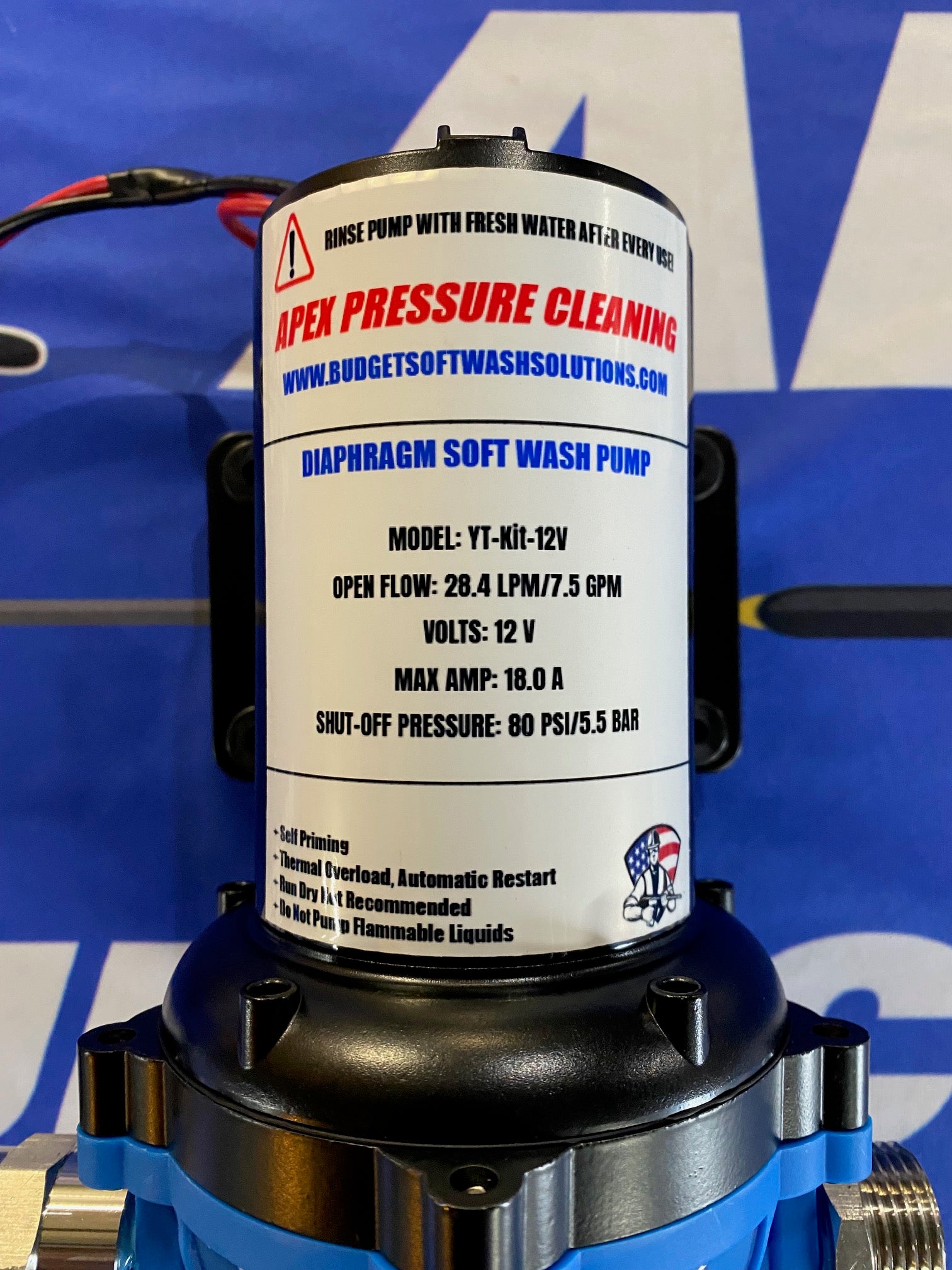 Replacement 5.5gpm "Inflation Buster" pump – Budget Soft Wash Solutions